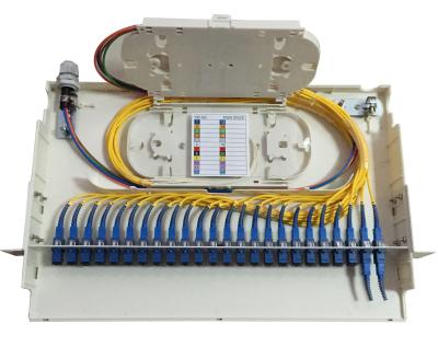 Cina Quadro d'interconnessione dell'ABS di altezza dell'adattatore CATV 24cores 1U di LC in vendita