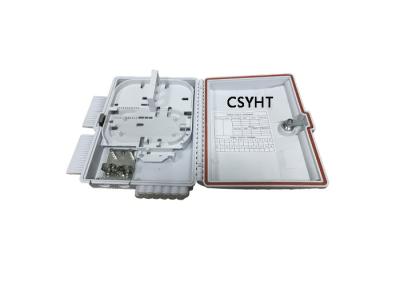 中国 1x8 PLCsteelの管のディバイダーが付いているPPのABS FTTH 12C繊維光学の端子箱の負荷 販売のため