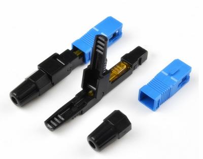 Cina Il connettore veloce a fibra ottica dell'assemblea del giacimento del connettore dello Sc rapidamente monta il connettore meccanico del connettore in vendita