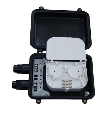 Cina FTTB Plastic 24f Horizantal Fiber Optic INLINE BLACK COLOR ENClosure ABS in vendita