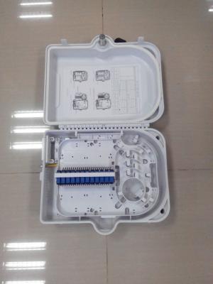 Cina 24 scatole a fibra ottica materiali del centro FTTH della scatola di distribuzione della giuntura dell'ABS dei centri 24 in vendita