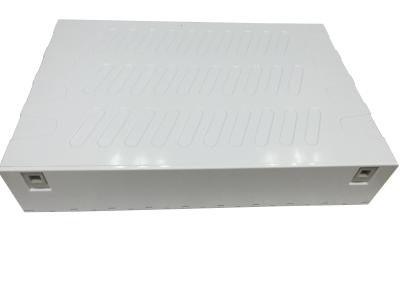 Cina 48 Rack Mounted Plastic Fiber Optic Patch Panel FTTH Distribution Frame in vendita