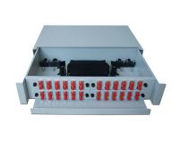 China 48FO FTTH Patch Panel  ODF 19'' 2U Sliding SC For CATV for sale