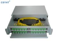 China 48FO FTTH Patch Panel  ODF 19'' 2U Sliding SC For CATV for sale