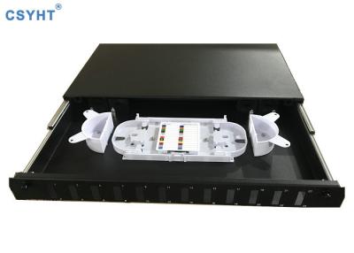 Cina Lo scaffale a 19 pollici ottico della pagina di distribuzione di 48FO ODF 1U ha montato il quadro d'interconnessione a fibra ottica in vendita