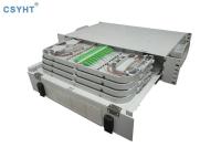 China ODF 2U 19 Inch FTTB Rack Mount Patch Panel 48 Core SC Adapter FTTX for sale