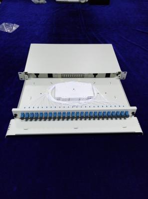 Cina Lo scivolamento del pannello di Tray Fiber Panel Splice Cassettes MPO ha riparato il quadro d'interconnessione a fibra ottica dello scaffale in vendita