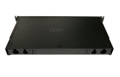 Cina Il nero lamina a freddo 1U d'acciaio 24FO FDB 19inch ODF-RS-205 per le telecomunicazioni di FTTH GPON CATV in vendita