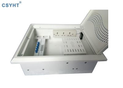 Cina FTTH Soho Box Indoor Wallmount Fiber Optic Information Box with ONU box and Telephone Splitter for Home Use in vendita