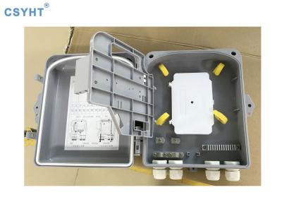 中国 SCのピグテールFTTHの配電箱1X8 1X16 PLCカセット モジュラーABS PP 販売のため