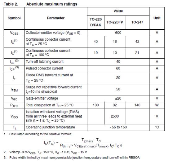 Quality 1350V 20A Alpha IGBT AOS AOK20B135E1 with integrated diode offering low switching loss and reduced EMI for sale