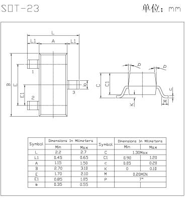 China Halogen Free BLUE ROCKET BRPBSS5320TQ Silicon PNP Transistor SOT23 Package for Supply Line Switching for sale