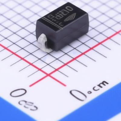 China Surface mount Schottky diode Changzhou Starsea Elec SS210 with color band cathode marking and solderable terminals for sale