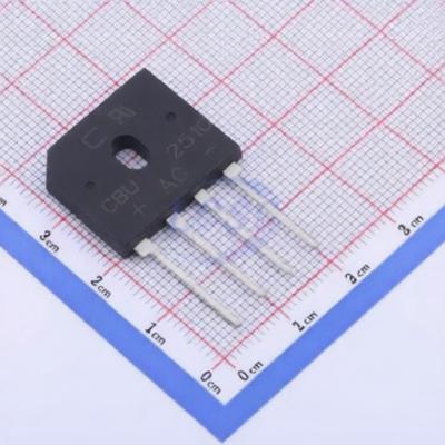 China Glass Passivated Bridge Rectifier Comchip GBU2510-G with 25 Amp Average Forward Current Rating for sale