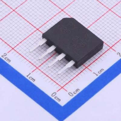 China Single phase 2 ampere bridge rectifier Chongqing Pingwei Tech GBP206 with pure tin plated terminals for sale