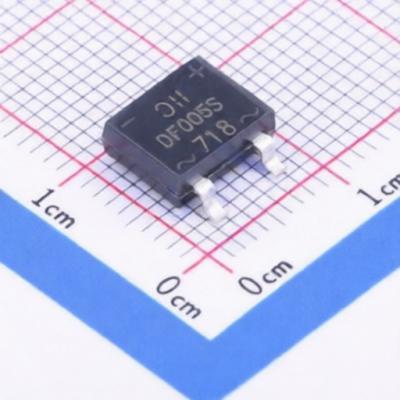 China Surface Mount Bridge Rectifier Diodes DF005S-T With Molded Plastic Housing And Glass Passivated Die for sale