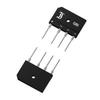 China Single Phase Diode Bridge Rectifier DIOTEC GBI25D UL Recognized RoHS Compliant 25 Amp Rectification for sale