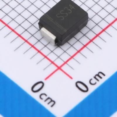 China Low Profile Surface Mount Schottky Rectifier DOWO SS34 with Tin Plated Leads and J STD 002 Compliance for sale