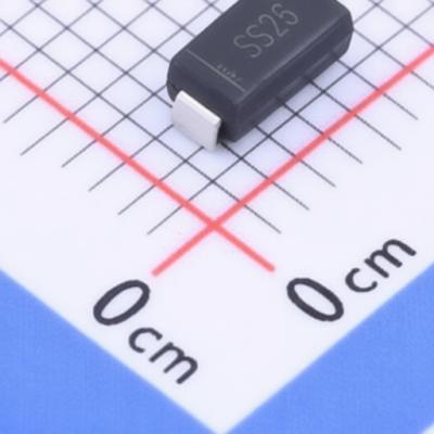 China Surface Mount Schottky Rectifier Doeshare SS26 60 Volt 2 Amp with Built in Strain Relief and Loss for sale