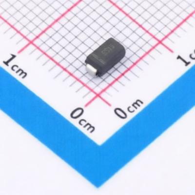 China Surface Mount Schottky Rectifier DOWO SS13 with Tin Plated Leads and High Forward Surge Capability for sale