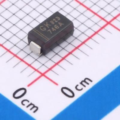 China High temperature soldering guaranteed diode GOODWORK 1SMA4746A with low profile molded plastic package for sale