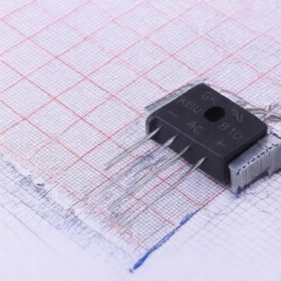 China Low forward voltage bridge rectifier GOODWORK KBU810 designed for flexible mounting and power supply performance for sale