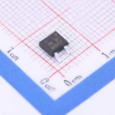 China Surface mount bridge rectifiers molded plastic housing high surge current GOODWORK MB6F-GKB designed for pcb for sale