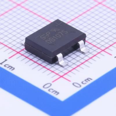 China High voltage bridge rectifier Guangdong Hottech DB107S with 1000 volt rating and compact DBS package design for sale