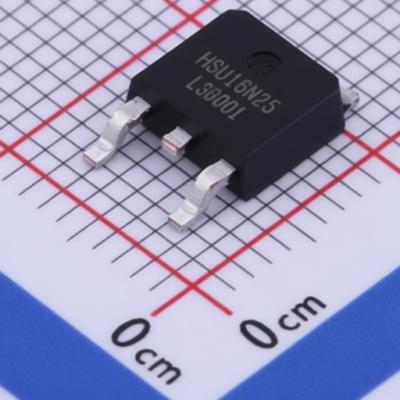 China High Cell Density N Channel MOSFET HUASHUO HSU16N25 with 250V Drain Source Voltage and Excellent RDS for sale