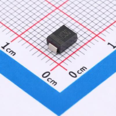 China rectifier diodes JSCJ US3G SMBG type with color band cathode indicator and high surge current rating for sale