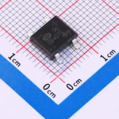 China JUXING DB407S glass passivated bridge rectifier designed for high temperature soldering and PCB mounting for sale