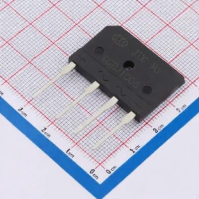China 10 Amp half wave bridge rectifier JUXING EGBJ1006 single phase glass passivated with plastic housing for sale
