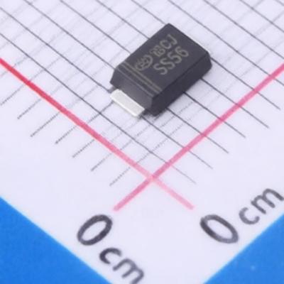 China Low Voltage Surface Mount Schottky Rectifier JUXING SS56F for High Frequency and Polarity Protection for sale