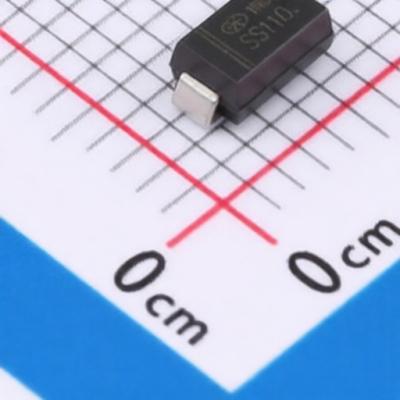 China Low Forward Voltage Drop Surface Mount Schottky Rectifier JUXING SS110A with Solder Plated Terminals for sale