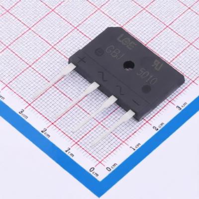 China molded plastic glass passivated bridge rectifiers LGE GBJ5010 designed for high voltage applications for sale