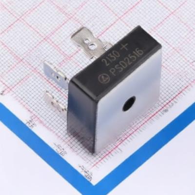 China Glass passivated chip junction three phase bridge rectifier LRC PSD2516 with 1600V reverse voltage and 25A current for sale