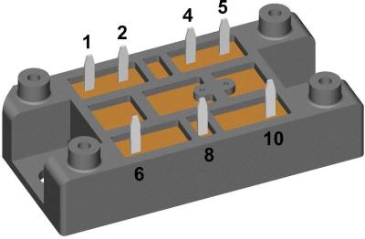 China rectifier module Littelfuse IXYS VUO34-16NO1 designed for three phase bridge and PWM inverter inputs for sale