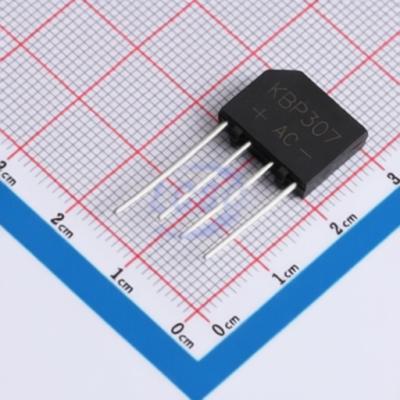China Bridge Rectifier luJing KBP307 with Molded Plastic Case and Plated Leads Solderable per MIL STD 750 for sale