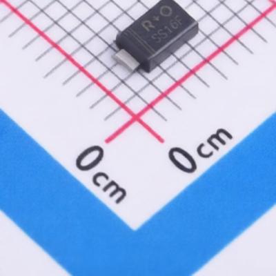 China Surface Mount Schottky Barrier Rectifier R O SS16F with RoHS Compliant Halogen Free Molding Compound for sale