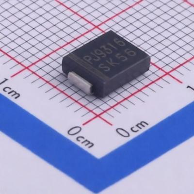 China Surface Mount Schottky Barrier Rectifier PANJIT SK56 R1 00001 for Optimized Board Space Applications for sale