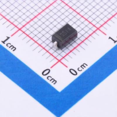 China molded plastic Schottky rectifier prosemi SS14-W with pure tin plated lead and flame retardant epoxy for sale