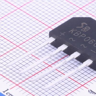China Molded plastic bridge rectifier Shikues KBP06G rated 59V ideal for printed circuit board and general for sale