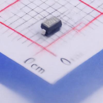 China General purpose medium current zener diode SMC BZT52B13 with 350mW power dissipation on ceramic PCB for sale