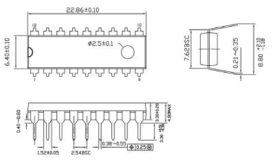 China Switching inductive loads 8 channel DMOS transistor array TOSHIBA TD62783AFWG5ELM with built in clamp diode for sale
