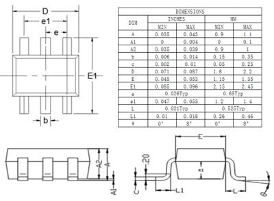 China Compact dual transistor YANGJIE MMDT3946 with NPN PNP configuration and UL94 V0 flammability rating for sale