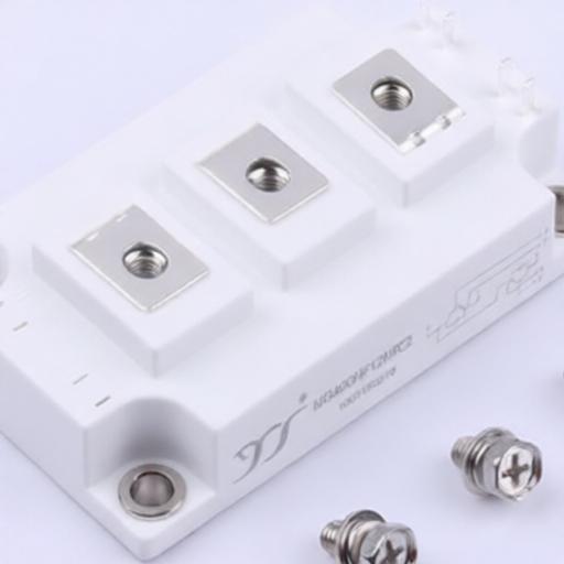 Quality YANGJIE MG400HF12MIC2 IGBT module featuring fast switching speeds and low stray inductance for power supplies for sale
