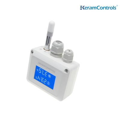 China Air Temperature And Humidity Sensor RS485 Wall Mount Temp Humid Transmitter for sale