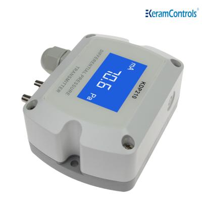 China 0-2000pa Room Differential Pressure Sensor For Air Pressure Difference for sale