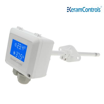 China Anzeigen-Temperatur-Feuchtigkeits-Übermittler RS485 LCD für Gewächshaus for sale