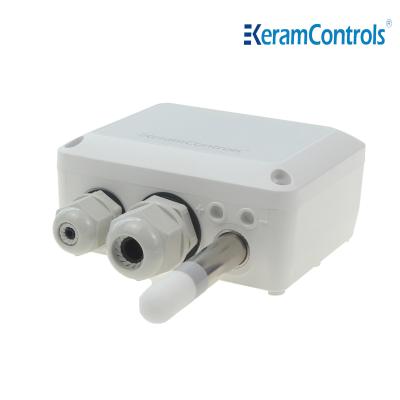 China 0~5V Backlight LCD Temperature Humidity Transmitter For HVAC System for sale